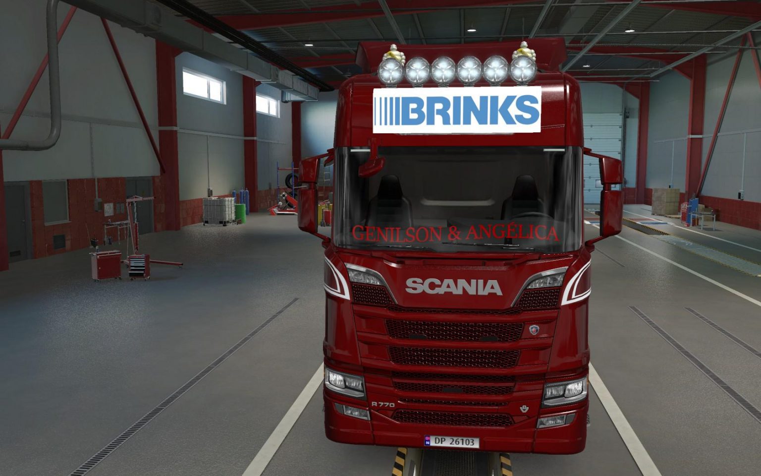 BIG LIGHTBOX SCANIA R UND S 2016 BRINKS 1.39 ETS2 - ETS2 / ATS Mod