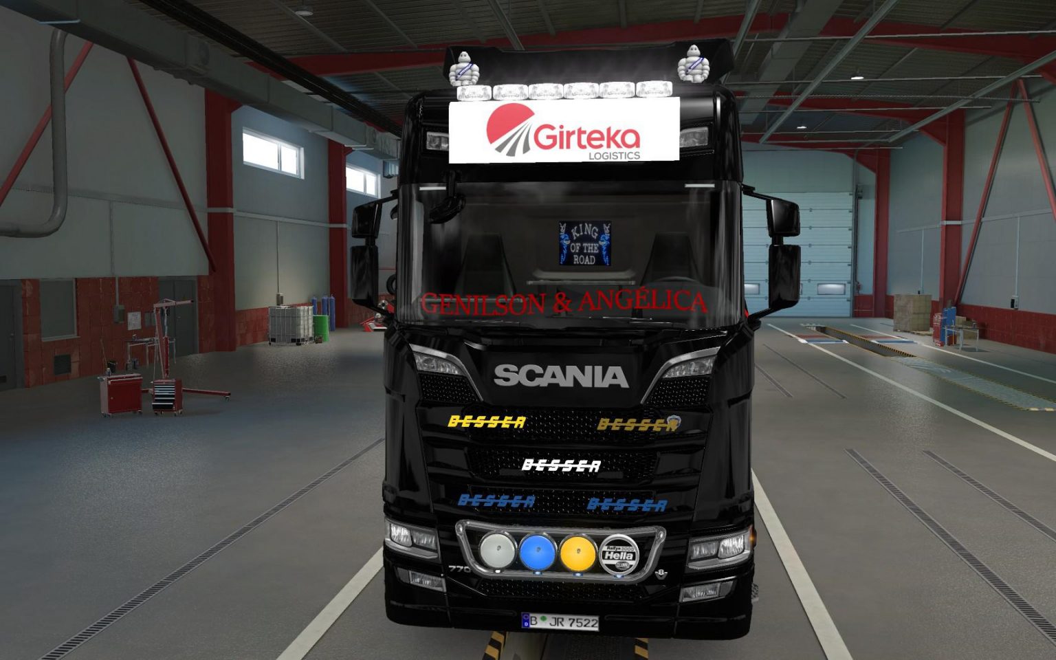 BIG LIGHTBOX SCANIA R UND S 2016 GIRTEKA LOGISTICS 1.39 ETS2 - ETS2 ...