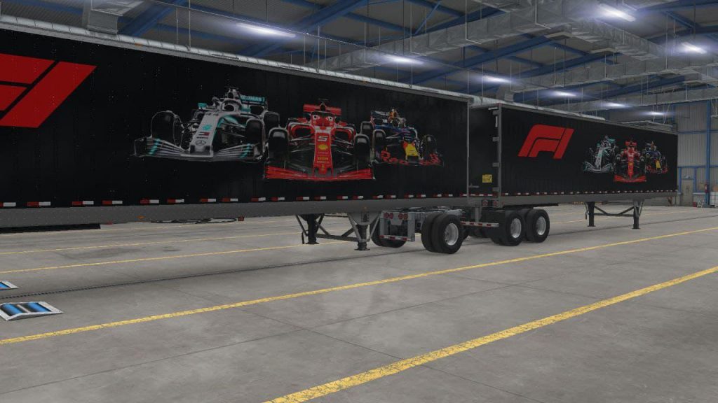 Formel 1 F1 Trucks und Trailer Skins v1.0 ATS - ETS2 / ATS Mod
