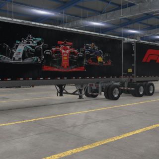 Formel 1 F1 Trucks und Trailer Skins v1.0 ATS - ETS2 / ATS Mod