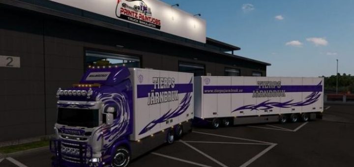 Kombi-Skin Garbe Transport Hamburg v1.0 ETS2 - ETS2 / ATS Mod