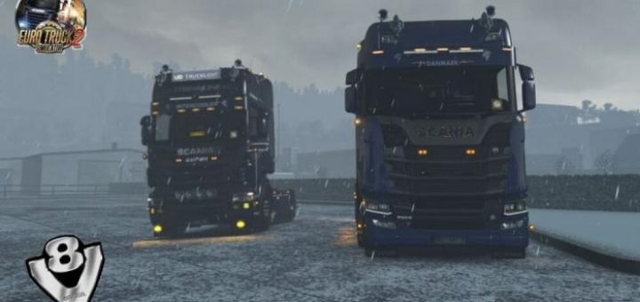 Front Logo Lichtpaket Scania 1.42.x & 1.43.x ETS2 - ETS2 / ATS Mod