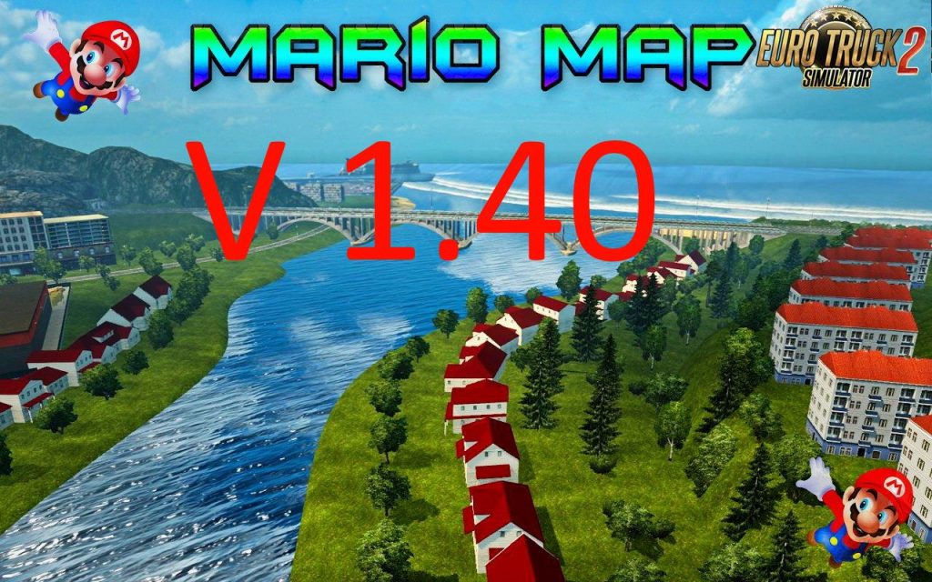 Mario Map v1.40.0.83 ETS2 - ETS2 / ATS Mod