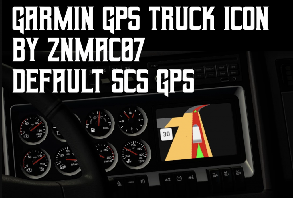 GARMIN GPS TRUCK ICON 1.40 - ETS2 / ATS Mod