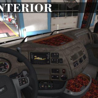 LUX Interieur für DAF xf E6 v1.0 ETS2 - ETS2 / ATS Mod