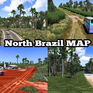 NORTH BRAZIL MAP v5.4 ETS2 1.40 ETS2 - ETS2 / ATS Mod