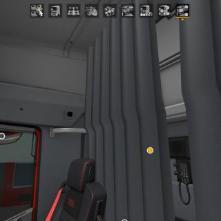 CURTAIN MOD für Renault T Baureihe v1.0 ETS2 - ETS2 / ATS Mod