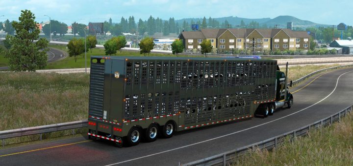 Mate Tri-Axle End Dump Trailer Ownable 1,45 ATS - ETS2 / ATS Mod