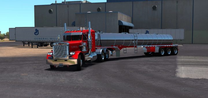 Werner Freightliner Cascadia + Trailer ATS - ETS2 / ATS Mod