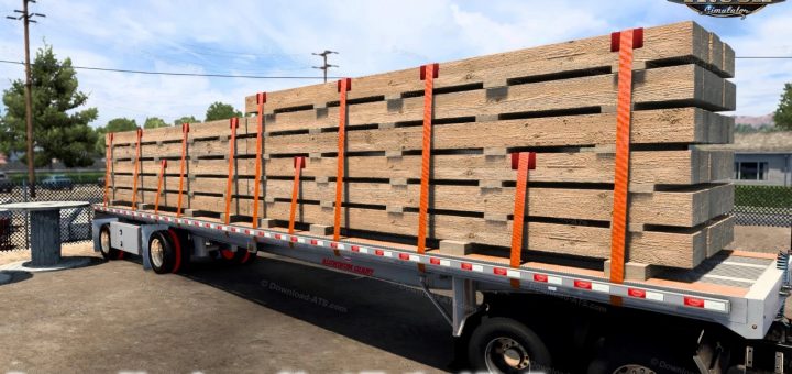CJD Log Trailer v1.44 ATS - ETS2 / ATS Mod