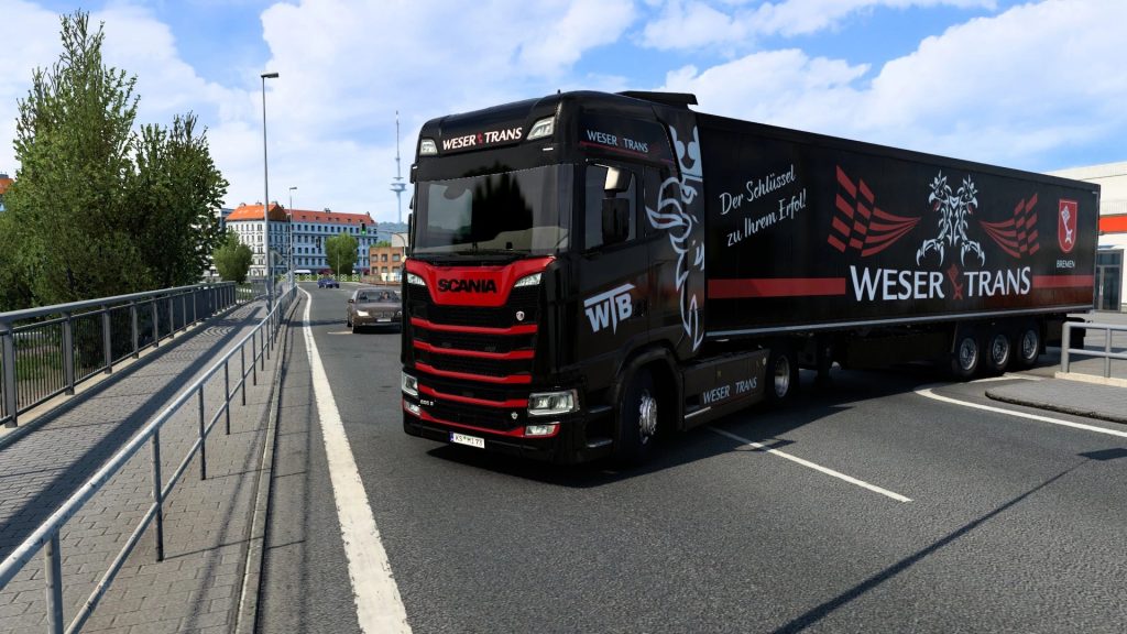 Kombi-Skin Weser Trans Bremen v1.0 ETS2 - ETS2 / ATS Mod