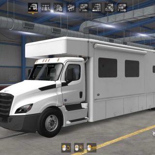 Freightliner Cascadia NRC RV Wohnmobil v1.1 1.43 ATS - ETS2 / ATS Mod