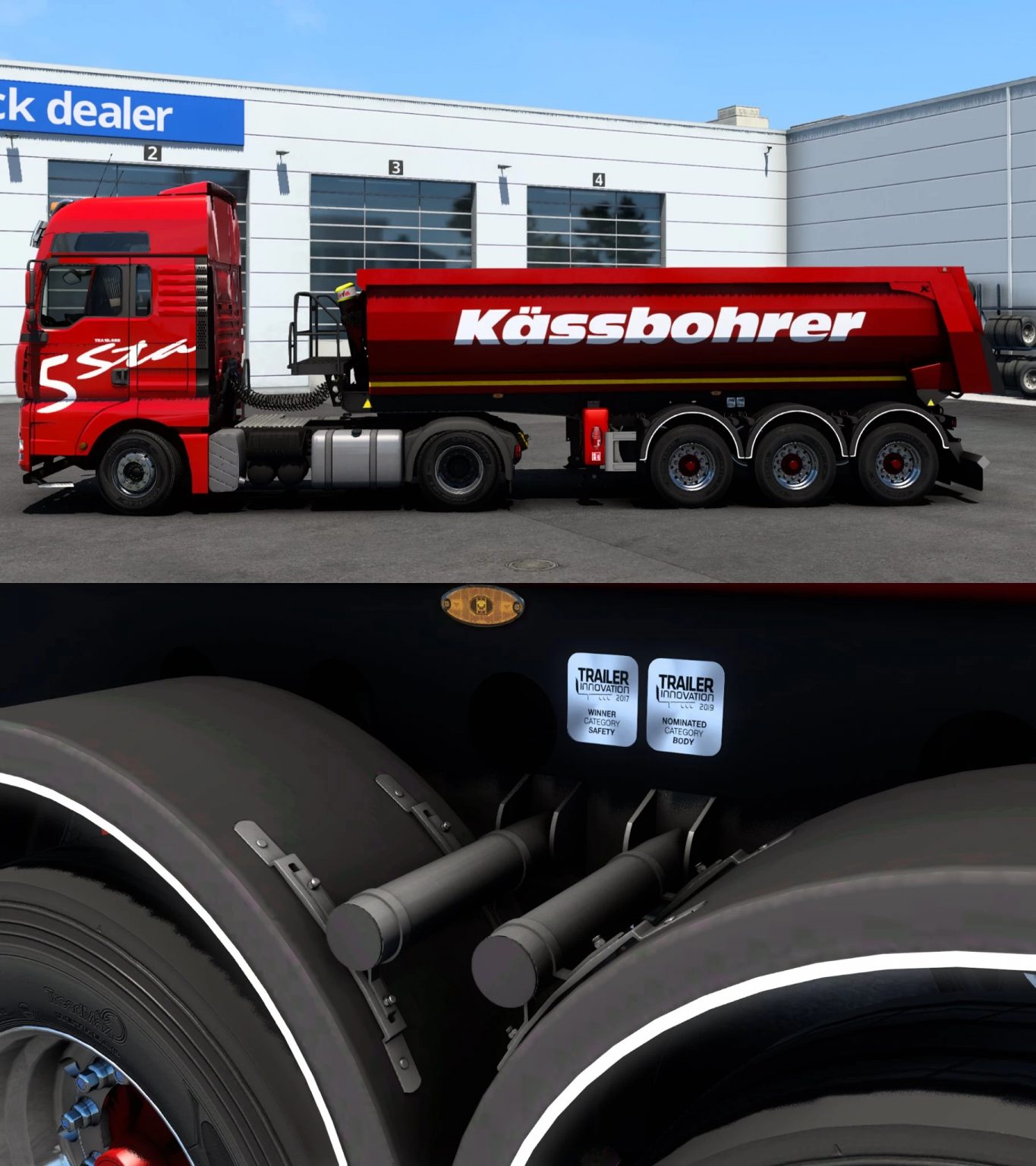 Kässbohrer Kipper 1.42 ETS2 - ETS2 / ATS Mod