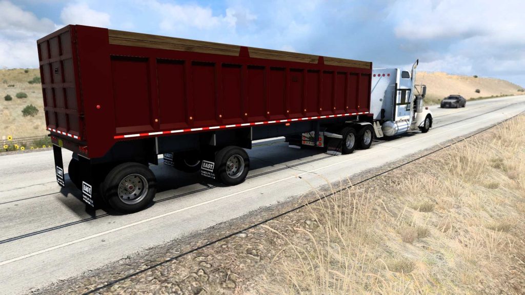 EAST Quad Axle End Dump v1.2 / Überarbeitet 1.43 ATS - ETS2 / ATS Mod