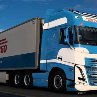 Volvo FH5 Nor Cargo / Sties Skin 1.43 ETS2 - ETS2 / ATS Mod