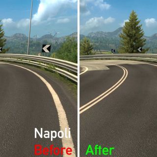 Hi-Res Straßen v1.44 ETS2 - ETS2 / ATS Mod