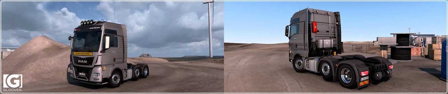 MAN TGX E6 von Gloover v1.7 ETS2 - ETS2 / ATS Mod