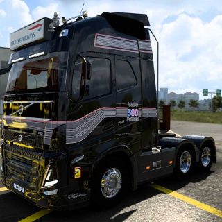 BIG LIGHTBOX VOLVO FH5 2020 BRITISH AIRWAYS 1.0 1.45 ETS2 - ETS2 / ATS Mod