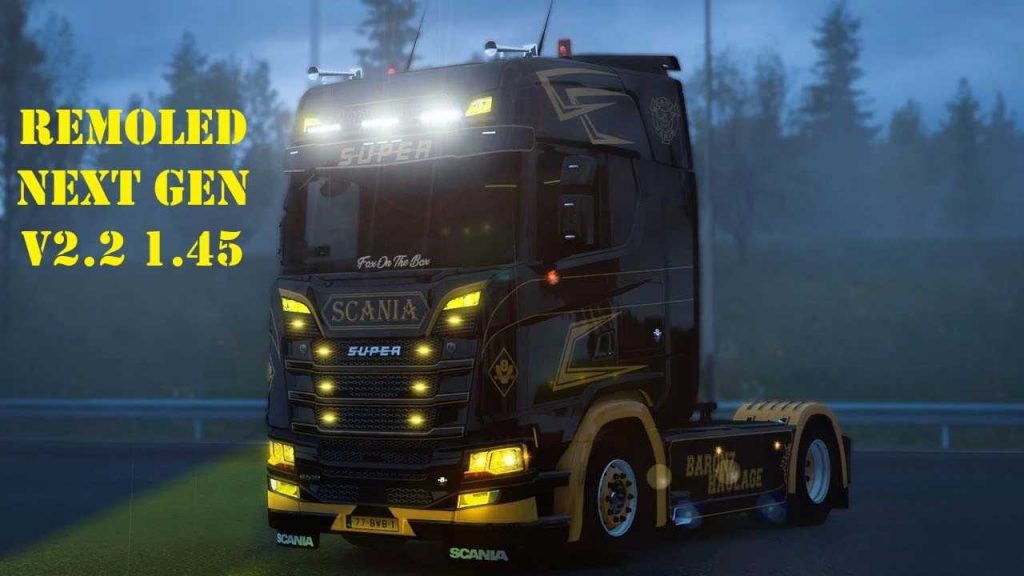 ReMoled Next Gen v2.2 1.45 ETS2 - ETS2 / ATS Mod