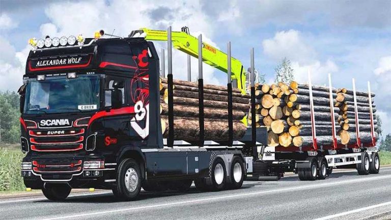 Scania Forest Rigid Chassis v3.4 ETS2 - ETS2 / ATS Mod