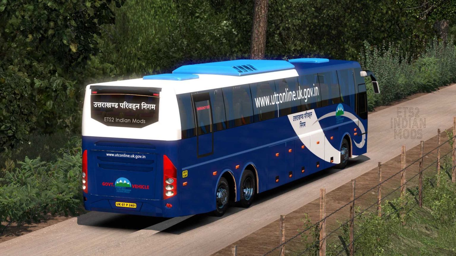 Indian UTC (Uttarakhand) Skin Pack für Volvo B11r von BMI Premium v1.0 ...