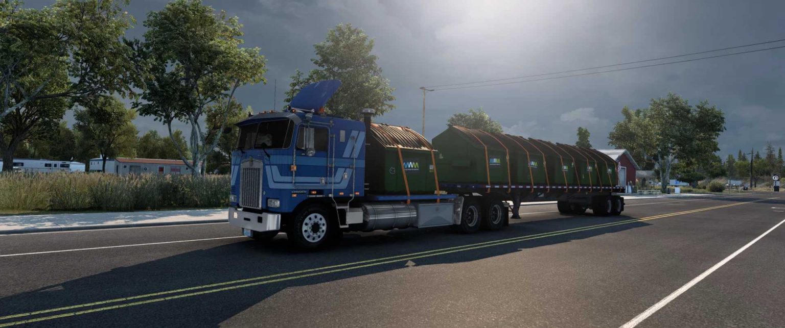 Kenworth K100E Drom-Addon 1,45 ATS - ETS2 / ATS Mod