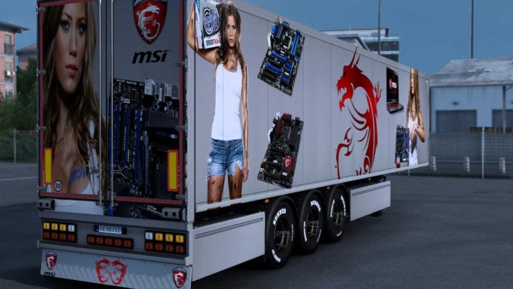 MSI-Trailer-Skin 02 1.45 ETS2 - ETS2 / ATS Mod