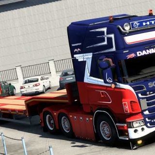 Scania FreD Ex Bjarne Nielsen Skin 1.45 ETS2 - ETS2 / ATS Mod