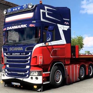 Scania FreD Ex Bjarne Nielsen Skin 1.45 ETS2 - ETS2 / ATS Mod