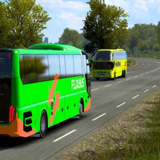 MAN LIONS COACH 3.GEN 2017 FLIXBUS SKSN 1.45 ETS2 - ETS2 / ATS Mod