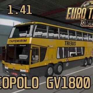 Marcopolo GV 1800 DD 8x2 1,45 ETS2 - ETS2 / ATS Mod