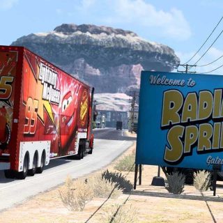 Radiator Springs Map-Add-on v1.45 ATS - ETS2 / ATS Mod
