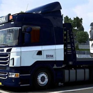 Scania FreD Van Den Brink Skin 1.45 ETS2 - ETS2 / ATS Mod