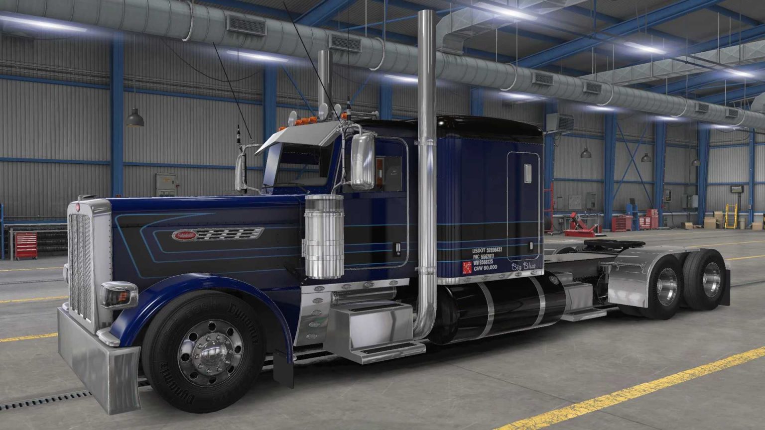 Big Blue Glider 389 Pete 1,46 ATS - ETS2 / ATS Mod