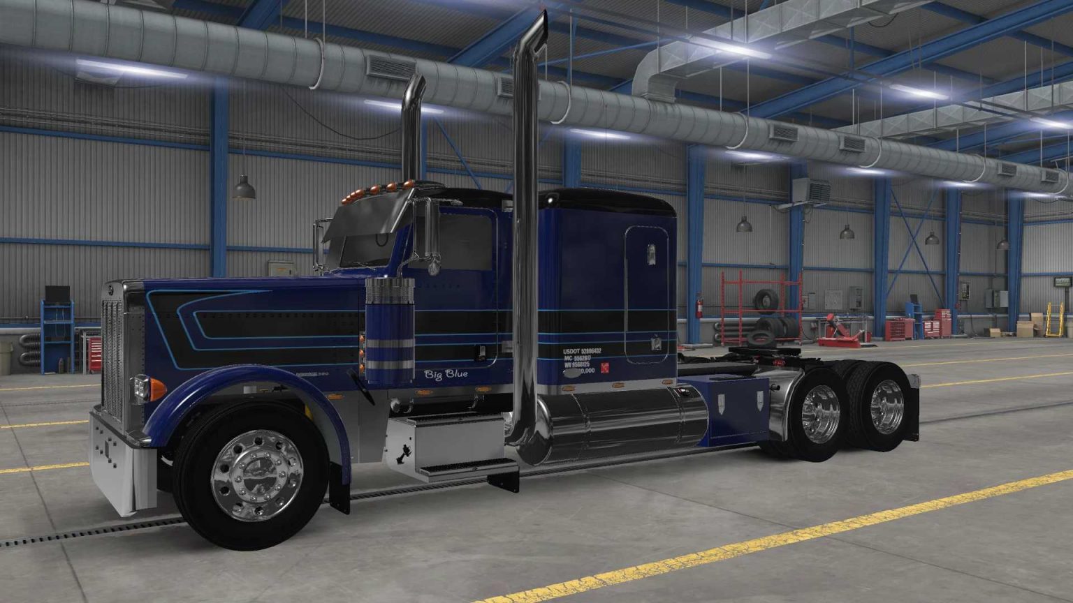 Big Blue Haterbilt 379 - 389 1,46 ATS - ETS2 / ATS Mod