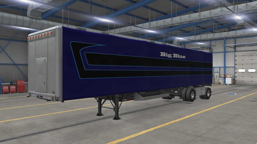 Big Blue SCS Schiebeplane 1,46 ATS - ETS2 / ATS Mod