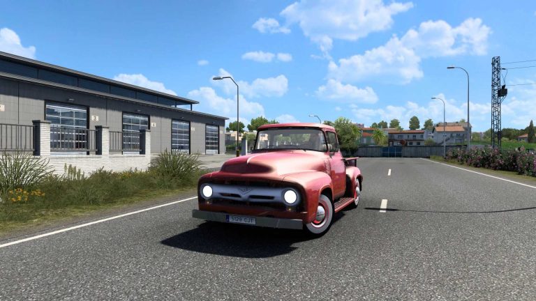 Ford F-100 Custom Cab 1956 1.46 ETS2 - ETS2 / ATS Mod