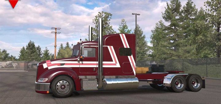 Werner Freightliner Cascadia + Trailer ATS - ETS2 / ATS Mod