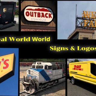 Schilder und Logos aus der realen Welt v220805 1,45 ATS - ETS2 / ATS Mod