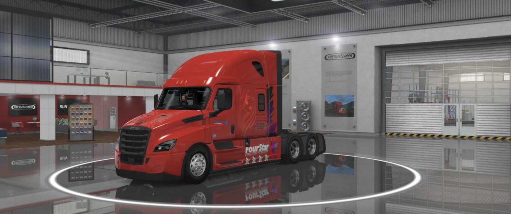 Cascadia Land Star Skin 1,46 ATS - ETS2 / ATS Mod