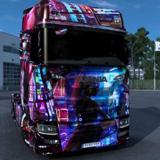 Cyber City-Skin 1.46 ETS2 - ETS2 / ATS Mod