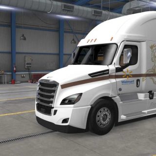 Freightliner Cascadia Walmart Skin 1,46 ATS - ETS2 / ATS Mod