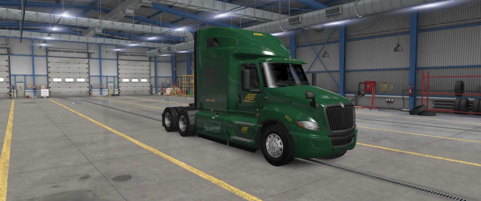 Internationale Lkw-Skin ABF Freight 1,46 ATS - ETS2 / ATS Mod