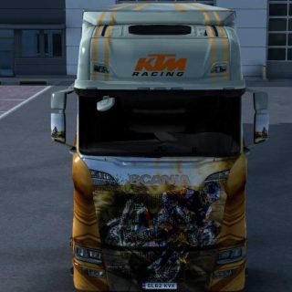 Ktm Sport Bike Skin 1.46 ETS2 - ETS2 / ATS Mod