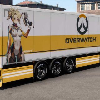 Overwatch Mercy-Skin 1.46 ETS2 - ETS2 / ATS Mod