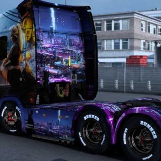 Scania Fantasy Girl Skin 1.46 ETS2 - ETS2 / ATS Mod