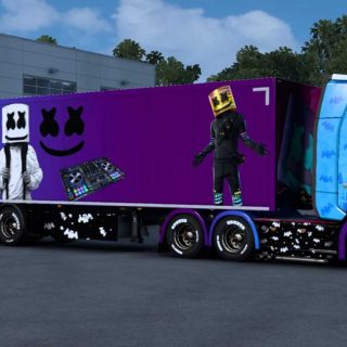 Scania Marshmello-Skin 1.46 ETS2 - ETS2 / ATS Mod