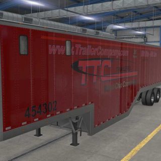 SCS Belly Chip Van Trailer Skin 1,46 ATS - ETS2 / ATS Mod