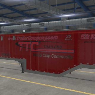 SCS Belly Chip Van Trailer Skin 1,46 ATS - ETS2 / ATS Mod