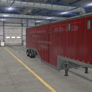 SCS Belly Chip Van Trailer Skin 1,46 ATS - ETS2 / ATS Mod